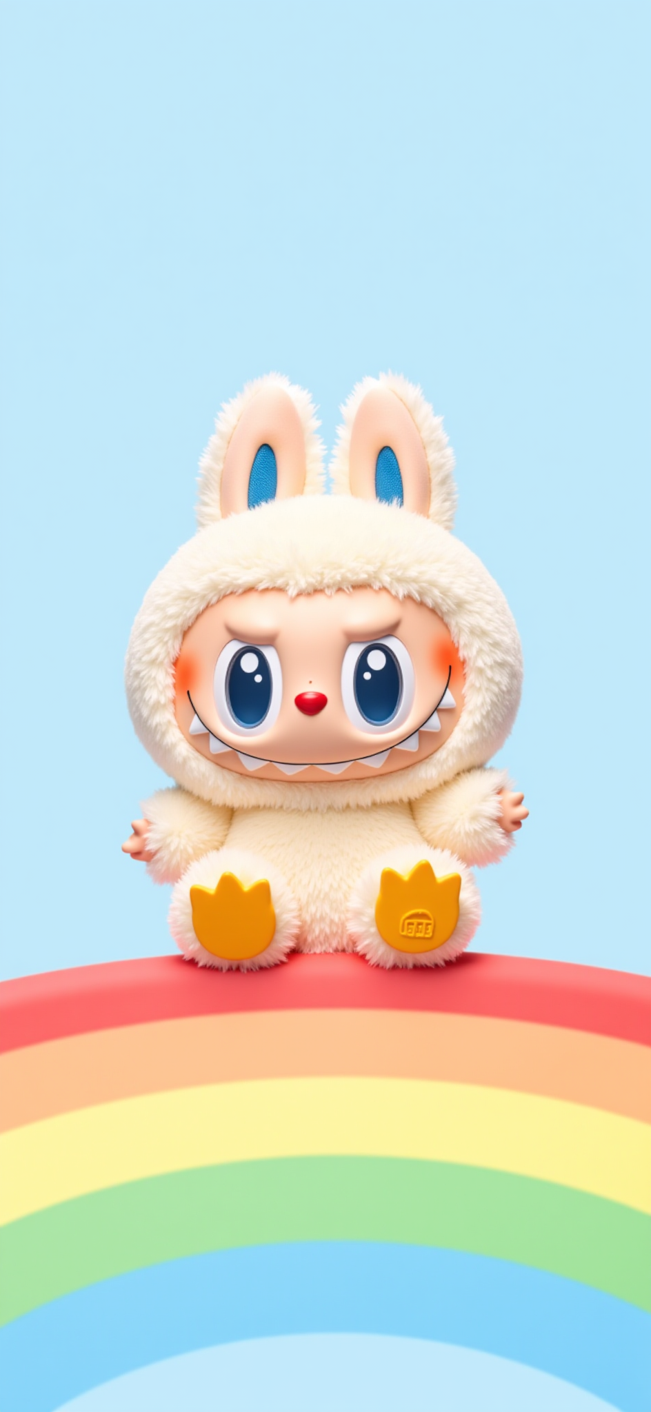 Оригинальное название: Labubu sitting on a - Labubu Wallpapers Box