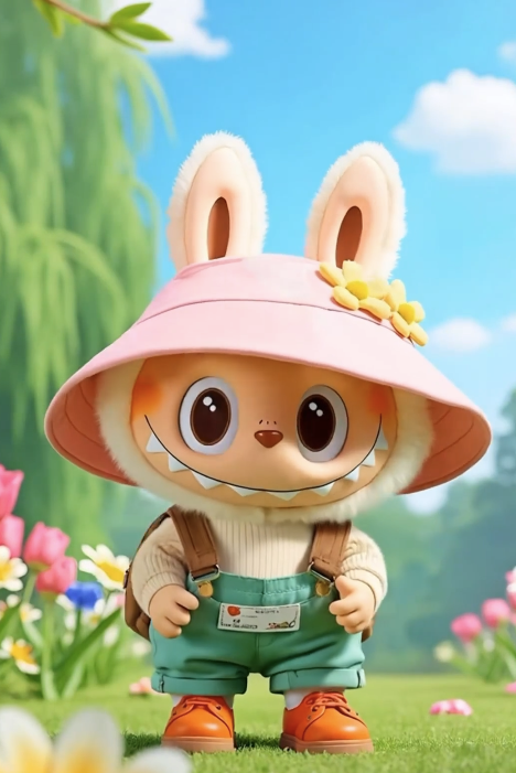 Labubu for Spring Outing Adventure - Labubu Wallpapers Box