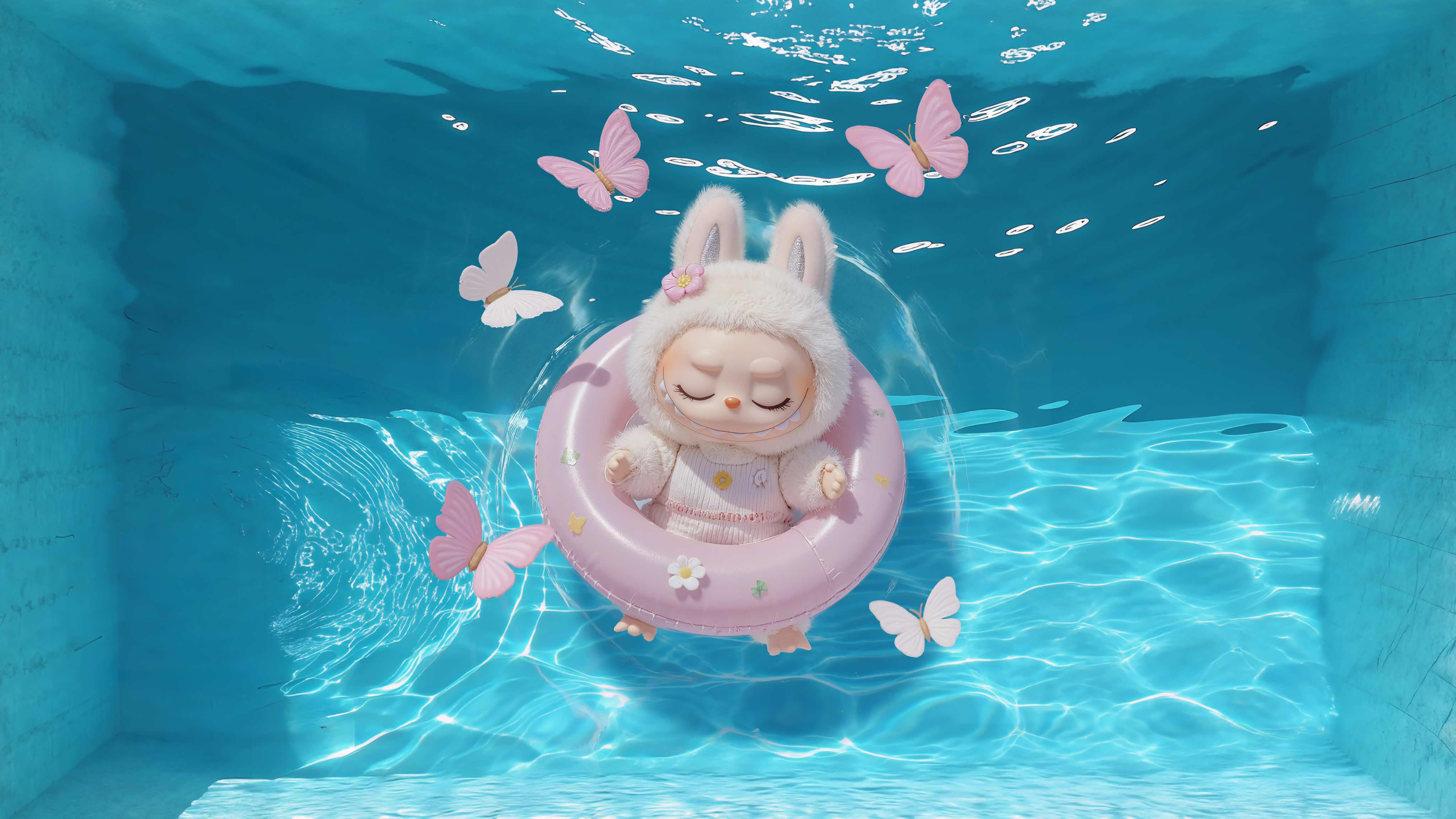 Мечты розового Labubu - Labubu Wallpapers Box